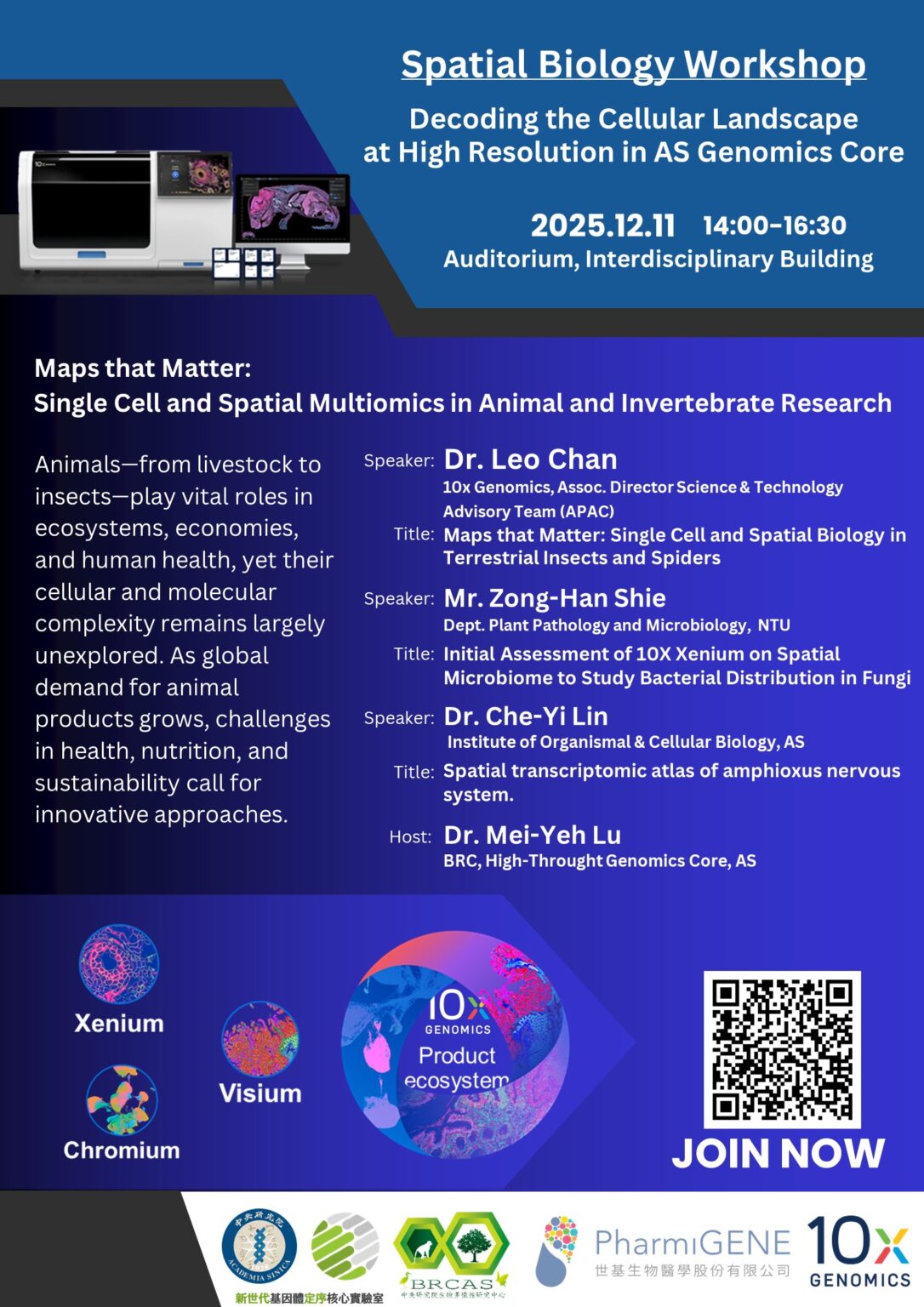 2025 Spatial Biology Workshop – NGS Core at BRCAS